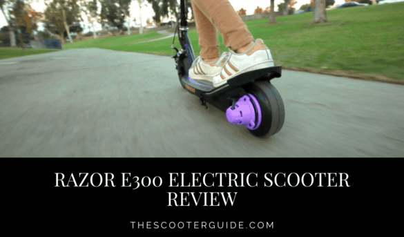 Razor E300 Electric Scooter Review - Include E300S Seated Version