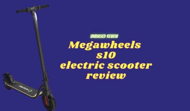 Megawheels s10 electric scooter review - Thescooterguide